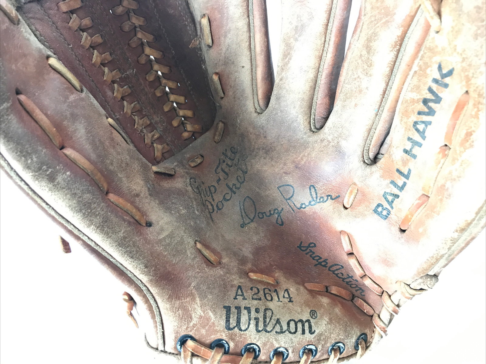 Doug Rader Baseball Glove - Vintage Wilson A2614 11” Grip-Tite Ball ...