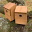 Bird Nest Box Wood Wooden Nesting Boxes Wild Birdhouse Straw Robin ...
