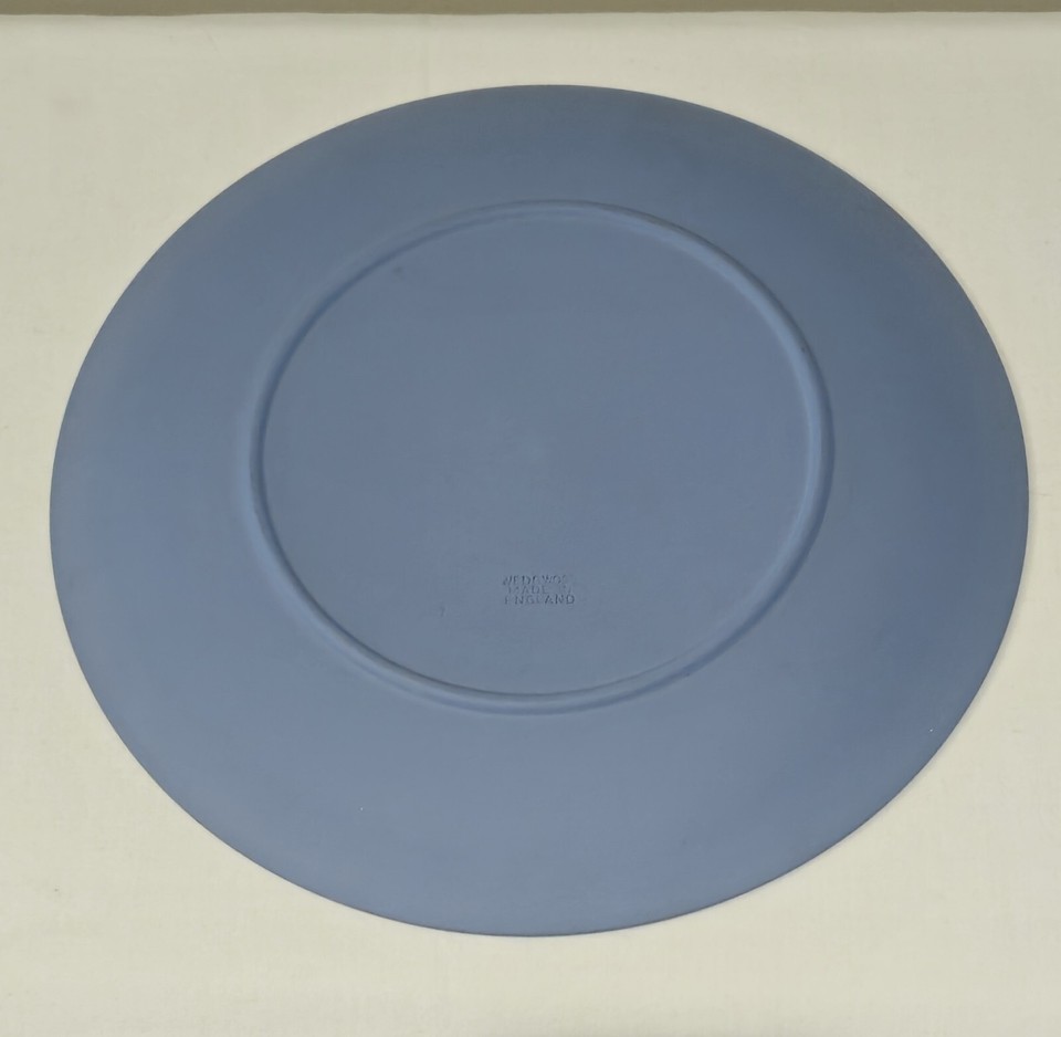 Wedgwood Sacrifice Plate Blue Jasperware Made in England 9 3/8" | eBay