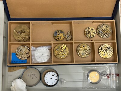 Vintage Pocket Watch Movement Parts Lot for Repair or Craft | eBay
