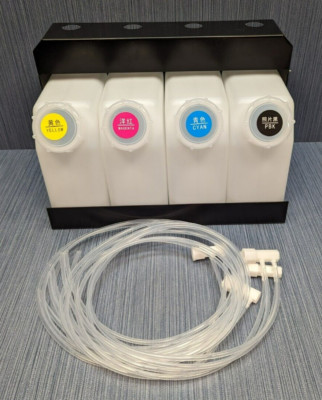 Bulk Continuous Ink Supply System w FOUR 40" Hose/fitting combos | eBay
