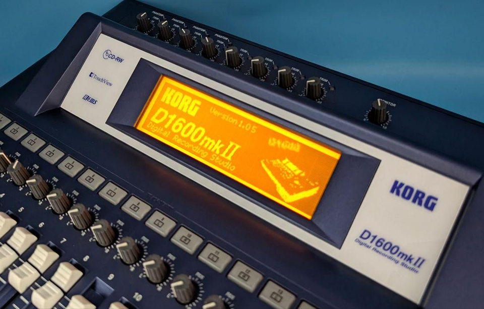KORG D1600 mkII 16-Track Digital Recording Studio working Used | eBay