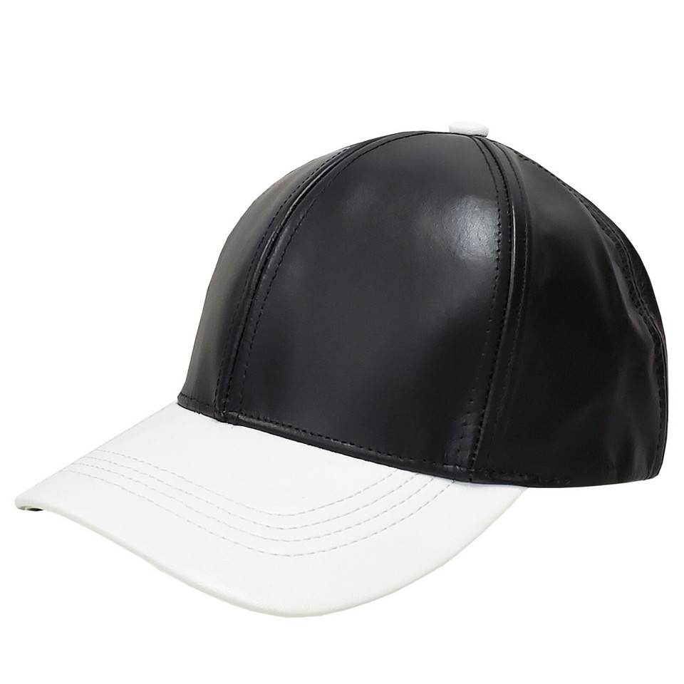 Emstate Mens Womens Genuine Cowhide Leather Baseball Cap Many Colors ...