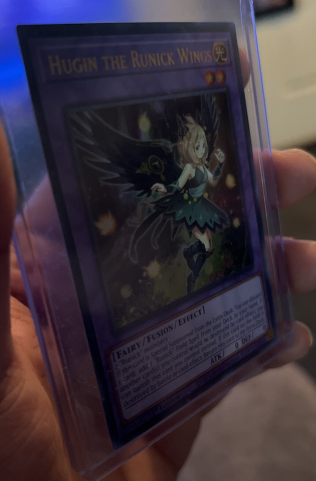Yugioh Hugin The Runick Wings TAMA-EN037 1st Edition Ultra Rare | eBay