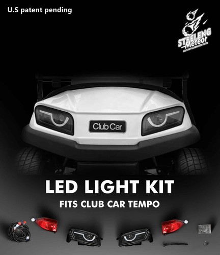 SGC Meteor CLUB CAR TEMPO GOLF CART LED Basic Light Kit Headlights ...