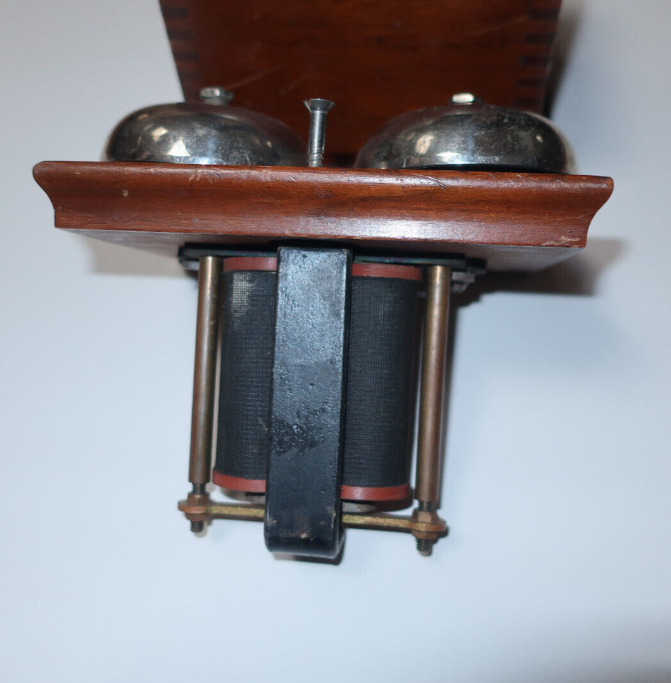 Antique telephone ringer box type 43 bell chrome | eBay