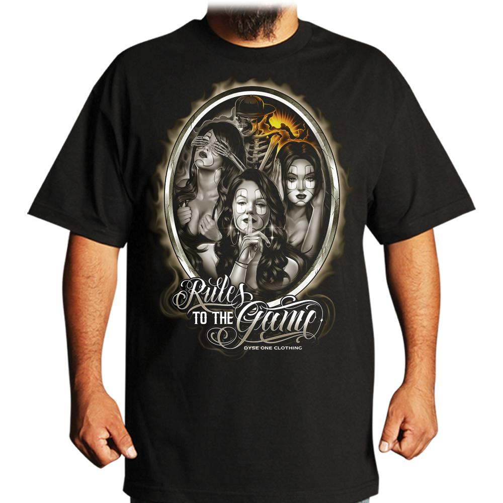 Rules to The Game Dyse One Gangster Chicano Tattoo Art Lowrider Rap | eBay