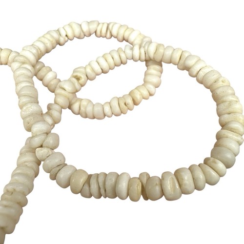 Vintage Real Puka Shell Necklace 15.5” Authentic Hawaiian Surfer Choker ...