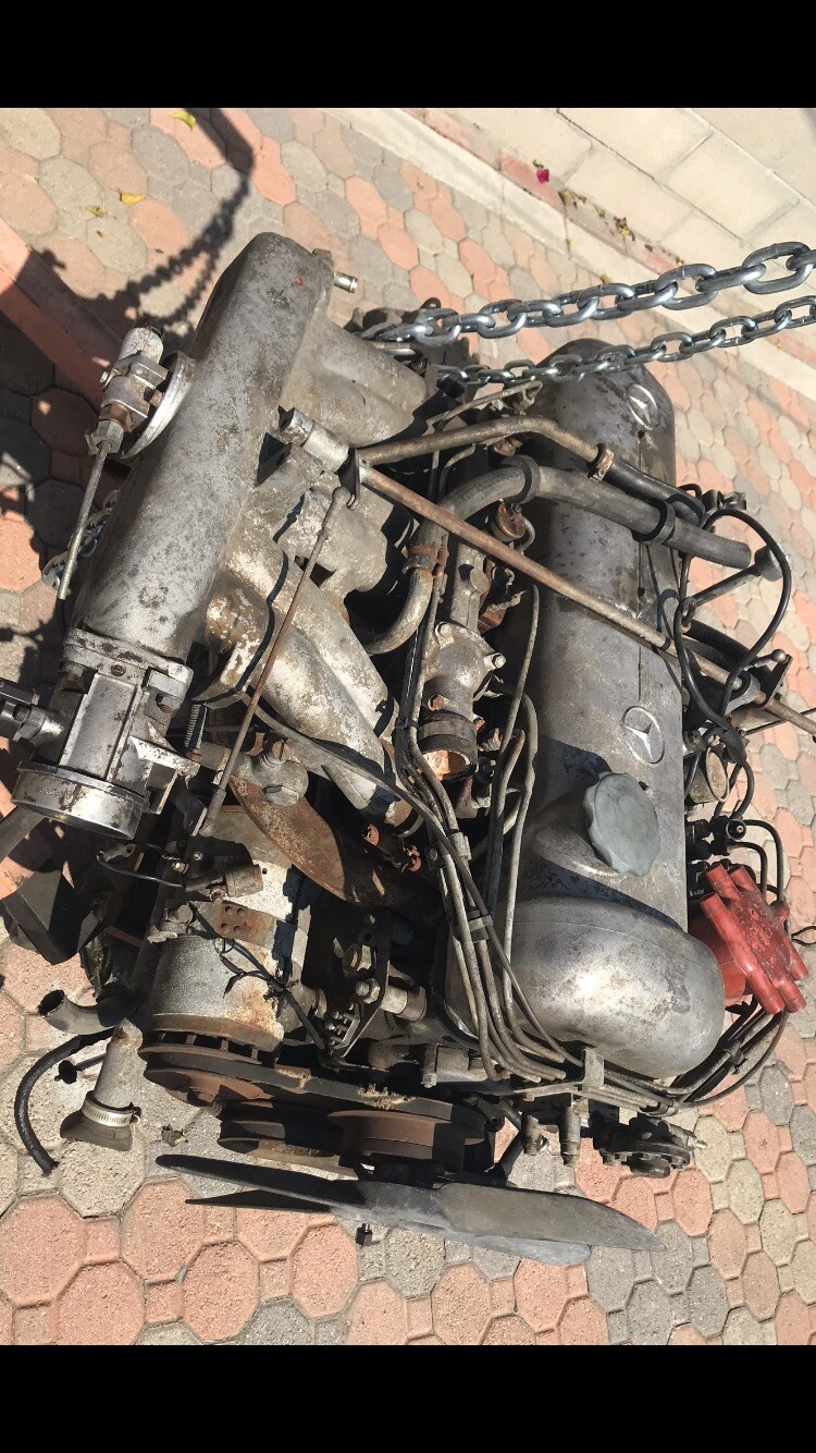 Mercedes M189 W112 W109 300se 300sel Fuel Injection Complete Engine W ...