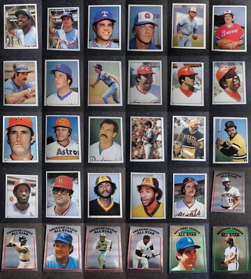1981 Topps Album Stickers Baseball Cards Complete Your Set U Pick List ...