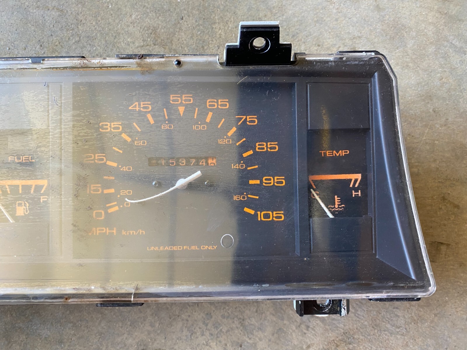 87 88 89 1989 NISSAN HARDBODY D21 PICKUP INSTRUMENT CLUSTER W/O TACH ...