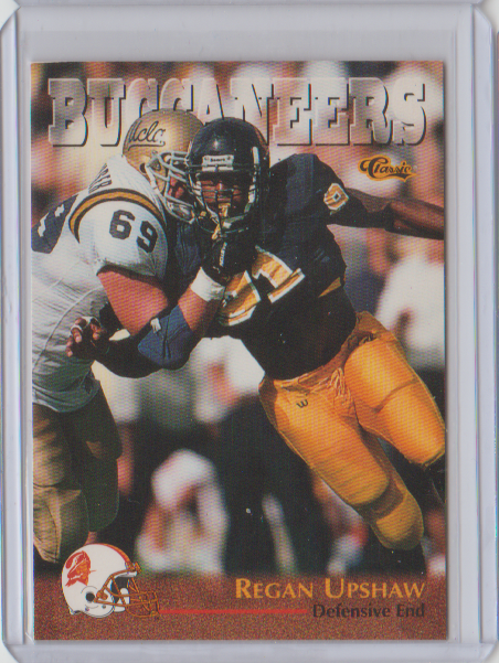 1996 Classic NFL Rookies #81 Regan Upshaw Tampa Bay Buccaneers ...