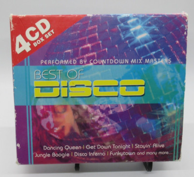 COUNTDOWN MIX MASTERS: BEST OF DISCO 4-DISC MUSIC CD SET, 50 TRACKS ...