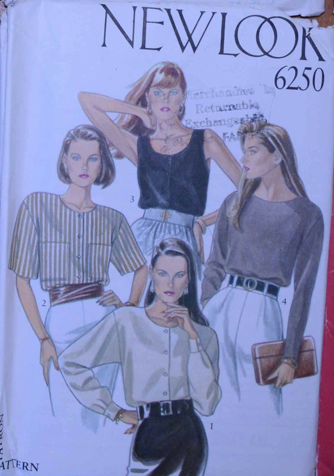 New Look Sewing Patterns Women's Multi-sized 8-18 Bust 34-44 +Handbags ...