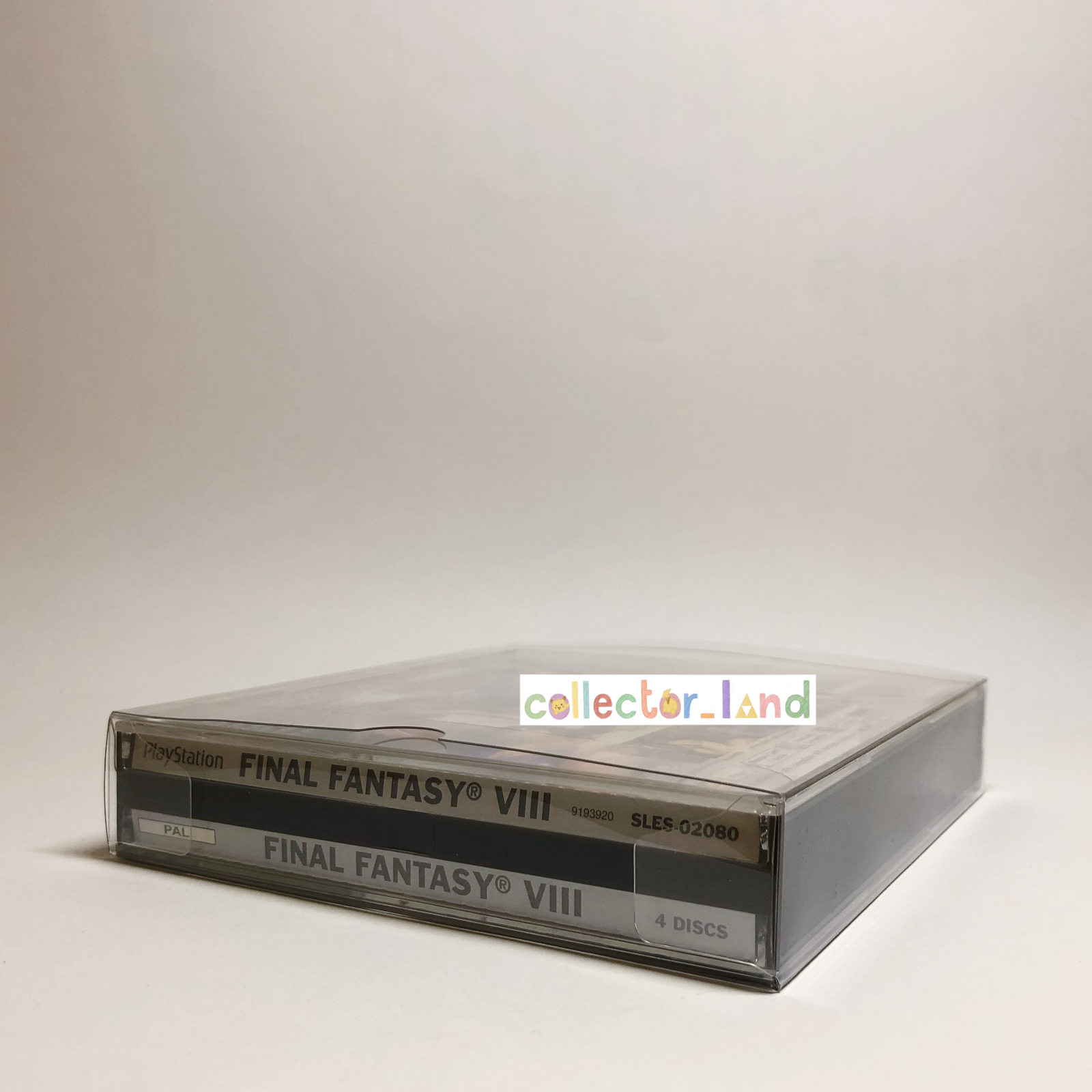 Game Box Protector Sony Playstation PS1 Dual CD Disks Clear Plastic ...