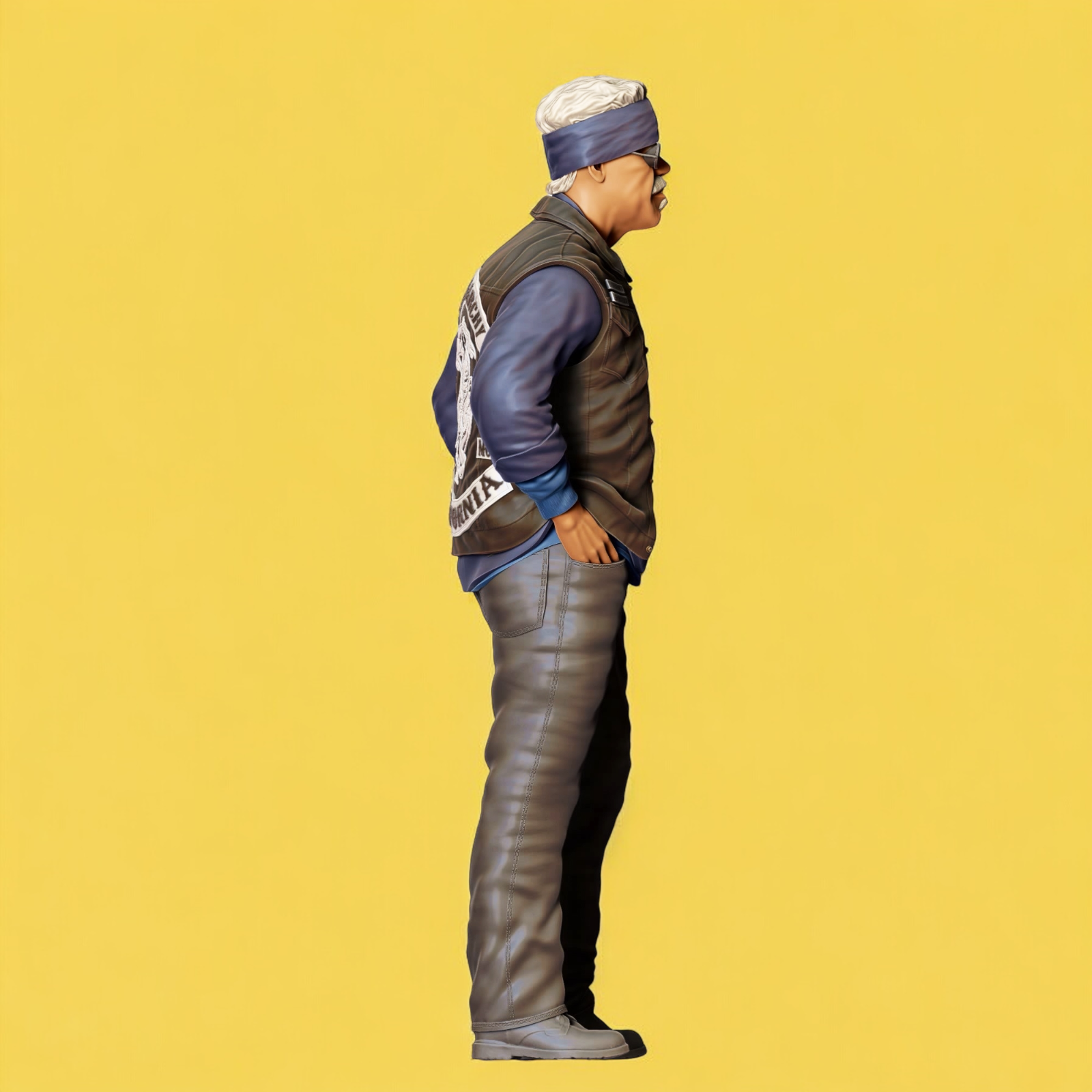 Sons of Anarchy Resin 3d Printed Diorama Figure Unpainted Detailed Clay ...