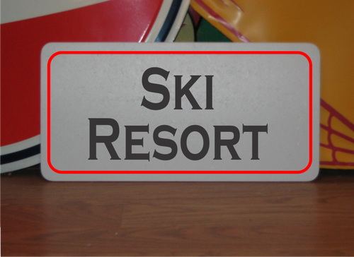 Ski Resort Metal Sign | eBay