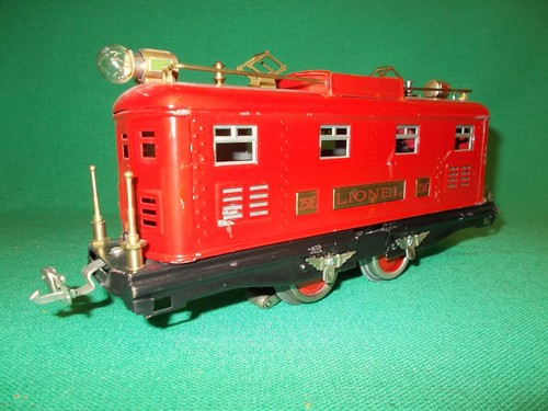 LIONEL O Gauge # 251E BOX CAB ELECTRIC LOCOMOTIVE Circa 1930 Working ...
