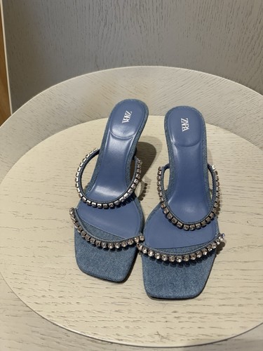 Zara Diamonds Heels Size 38 EU | eBay