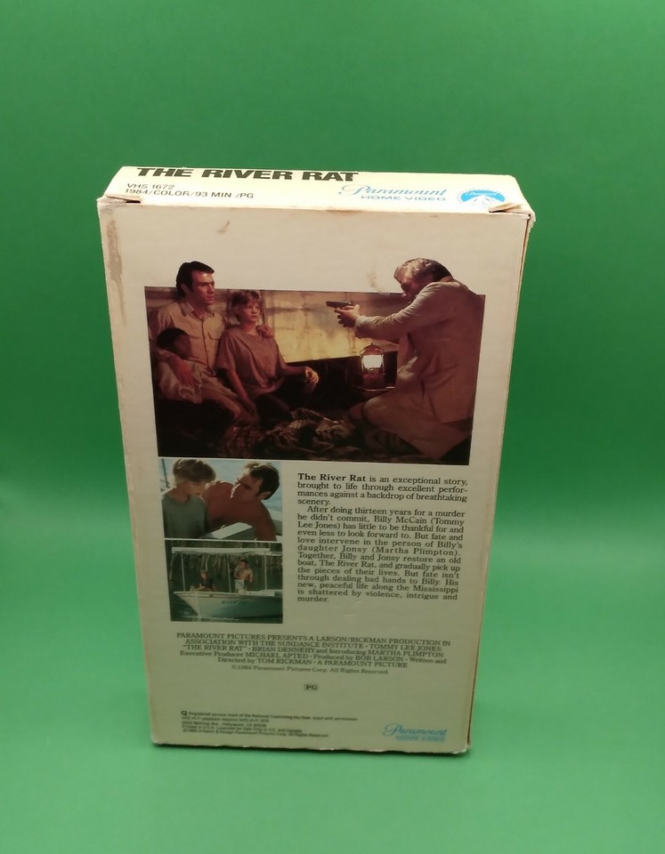 The River Rat-VHS-Tommy Lee Jones/Martha Plimpton-OOP-Drama-Paramount ...