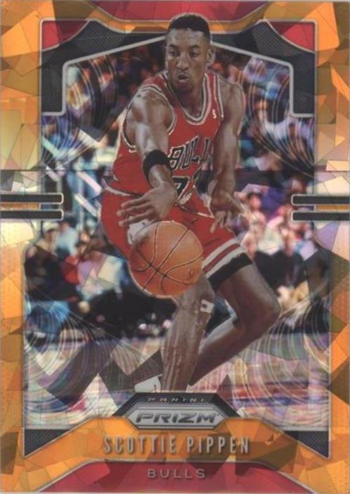 2019-20 Panini Prizm - Scottie Pippen #10 Orange Ice Prizm for sale ...