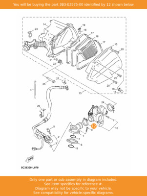 YAMAHA Band, 3B3-E3575-00 OEM AEROX YN50 XF50 | eBay UK