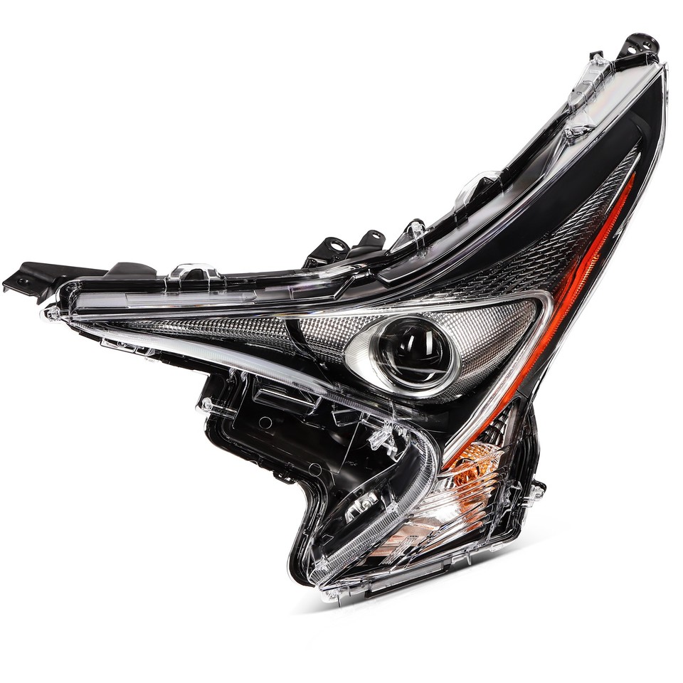 Black Fit For Toyota Prius 2016 17 2018 LED DRL Headlights Assembly LH ...