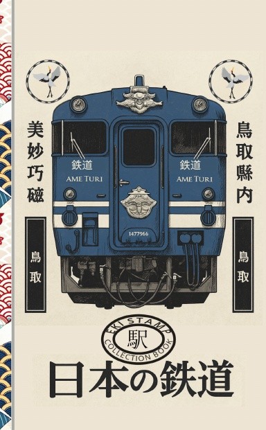 Japanese EKI Stamp Collection Book - BLUE TRAIN | eBay