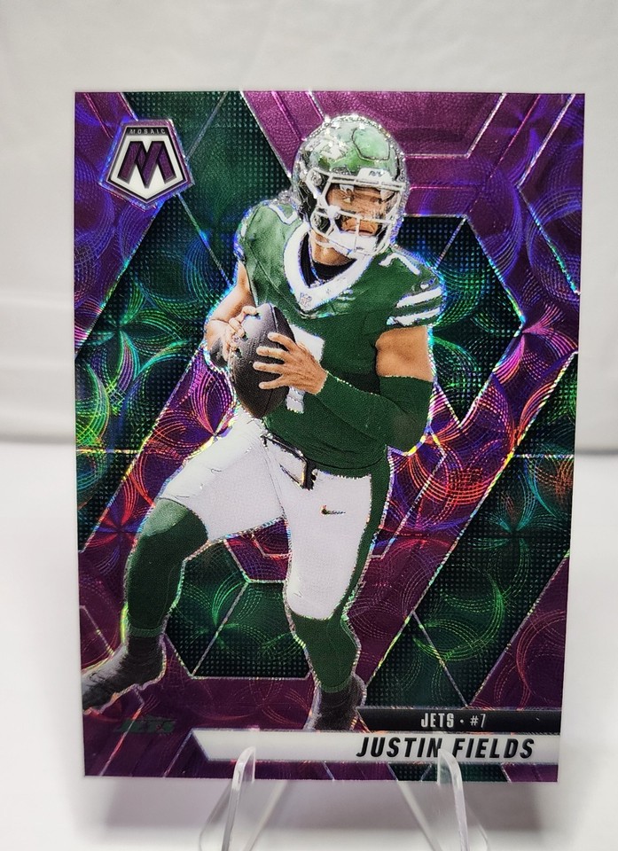 Justin Fields 2025 Panini Mosaic Purple Scope #125 New York Jets | eBay