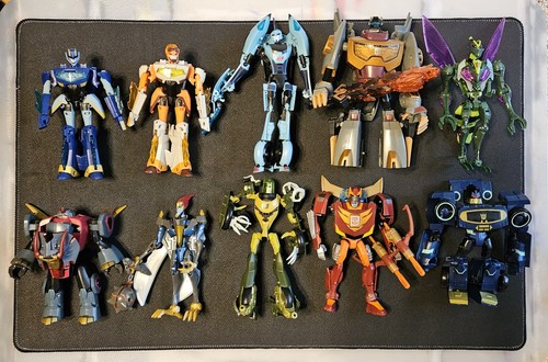 Transformers Animated LOT Blurr Rodimus Soundwave Jetfire Dinobots ...