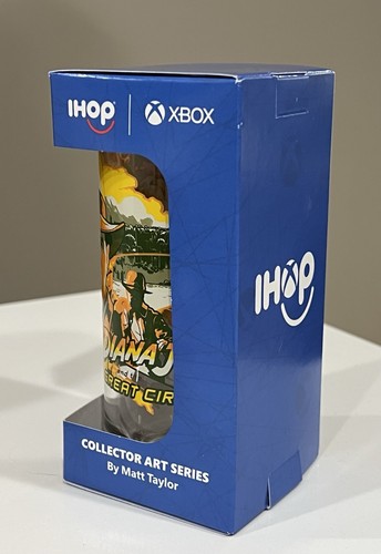 IHOP Exclusive Xbox Glass- In Hand- Indiana Jones Great Circle Cup NEW ...
