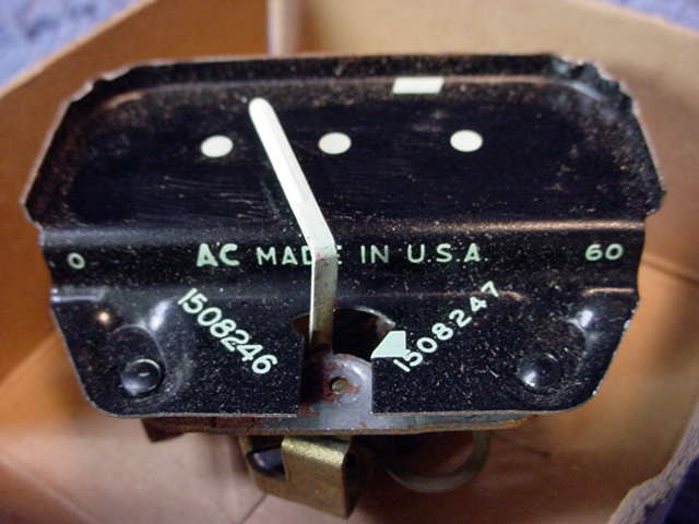 Gauge Oil 0-60 Lbs OEM GM NOS 1508246 Chevrolet Truck 1960-1965 AC ...