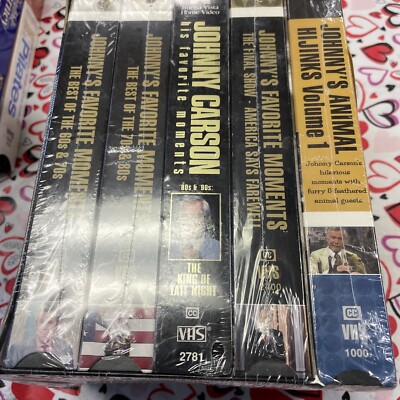 Johnny Carson Collection, The - Limited Video Edition (VHS, 1994, 5 ...