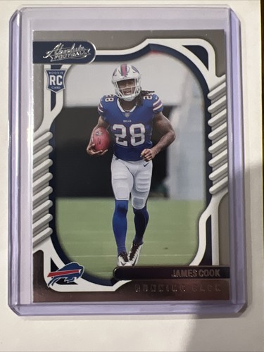 2022 Panini Absolute James Cook Base Rookie RC Card Buffalo Bills ...