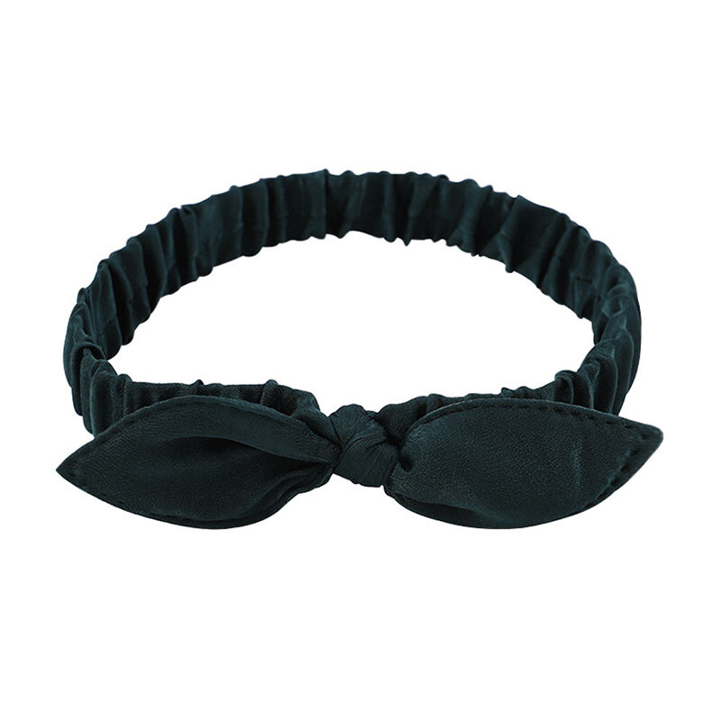 Women's Cute Rabbit Ear Headband Elastic Bow Tie Hair Band Rope Knotted ...