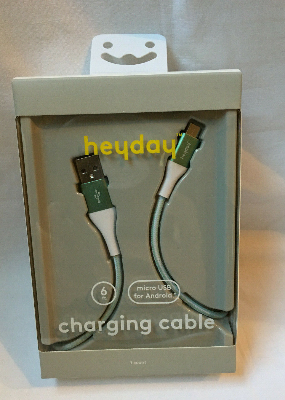 Heyday Charging Cable Micro USB for Android 6ft NEW | eBay
