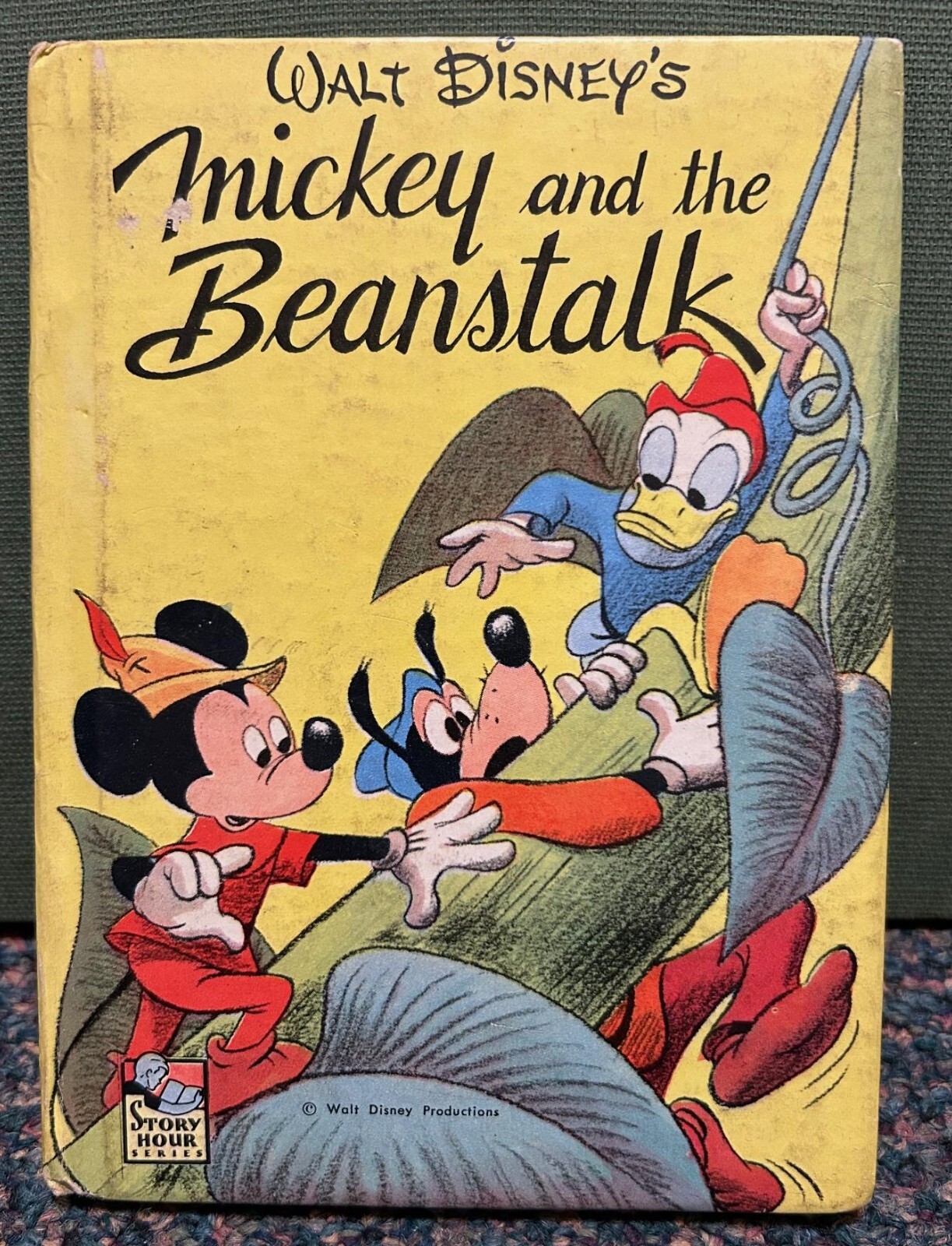 1948 Walt Disney's Mickey and the Beanstalk - Whitman Story Hour book ...