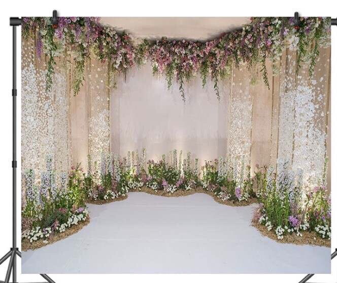 Large 6ft x 9ft Wedding Backdrop Engagement Nikkah Backdrop Photo ...