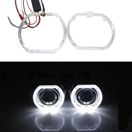 2Pcs Angel Eyes Halo Lights For 2.5 inch Square Lens Projection Lamp ...