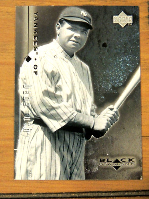 BABE RUTH 1999' UD BLACK DIAMOND #90 N.Y. YANKEE HOF LEGEND | eBay