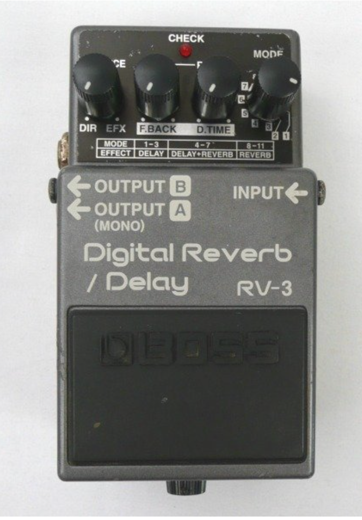 BOSS RV-3 Digital Reverb Delay Guitar Effects Pedal Test Completed ...