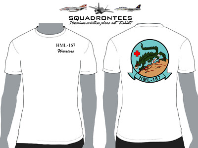 HML-167 Warriors Squadron T-Shirt, USMC Licensed Product | eBay