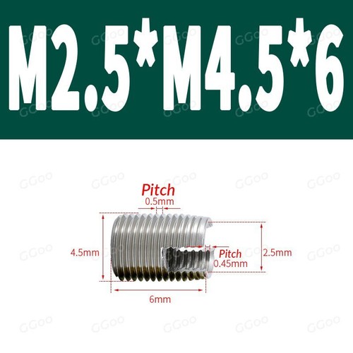 Threaded Reducers/self tapping Thread Repair Inserts Nuts M2 M2.5 M3 M4 ...
