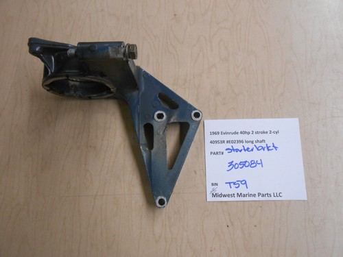 1969 Evinrude 40hp 40953R Outboard Starter Bracket T59 | 305084 | OMC ...