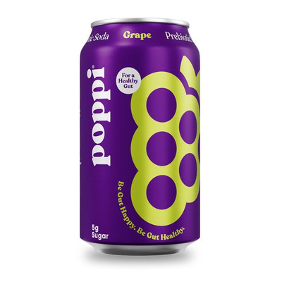 Poppi Grape Prebiotic Soda Single, 12 FZ (Pack of 12) | eBay