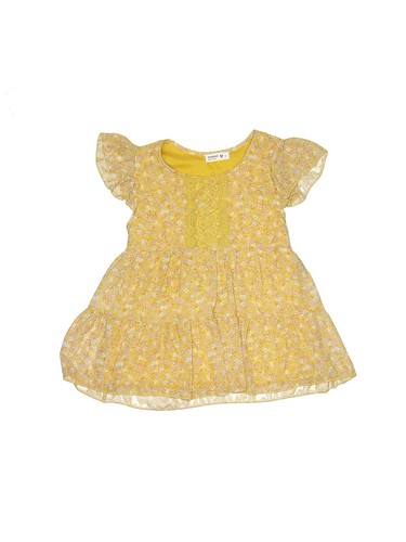 Beautees Girls Yellow Dress L Youth | eBay