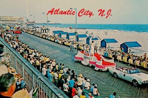 Beauty Contest: Miss America, Float, Pageant Parade, Atlantic City, NJ ...