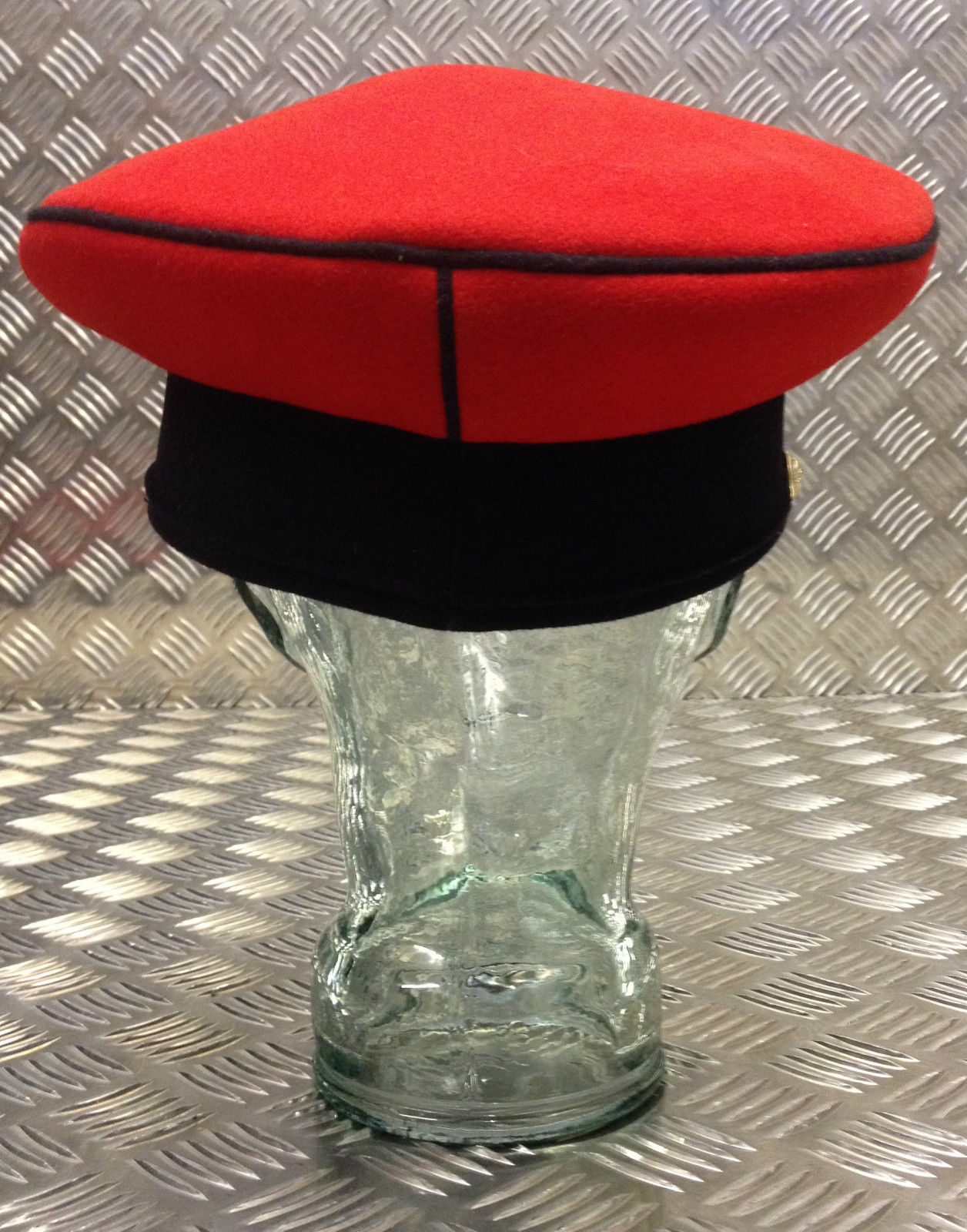 Genuine British Army Queens Royal Lancers / QRL Guards Dress Cap / Hat ...