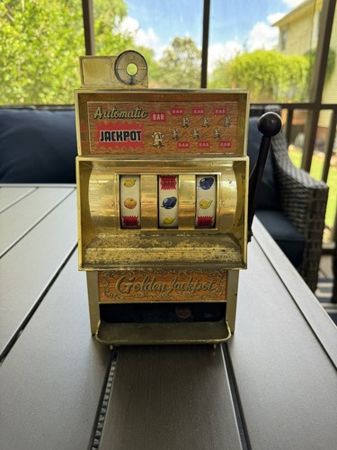 Vintage Waco Golden Jackpot Slot Machine Model No. 6764 | eBay