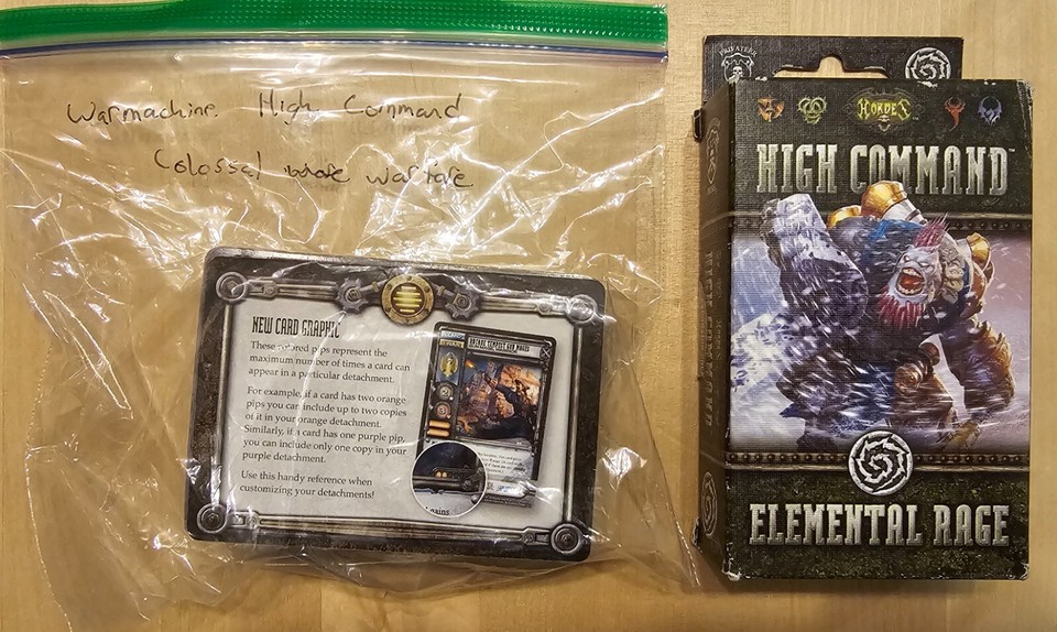 Warmacine and Hordes High Command Deck Building Game and expansions | eBay